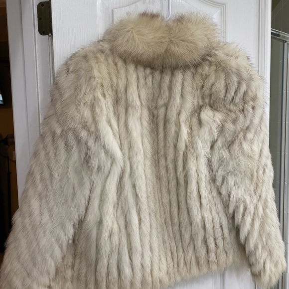 Saga Furs | Jackets & Coats | Saga Fox Finland Blue Fox Fur Coat Made In Korea | Poshmark